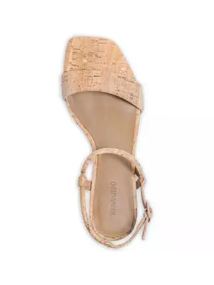 Bernardo Josei Square-toe Sandals - Neutrals
