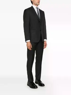 Canali Herringbone-pattern Suit - Grey