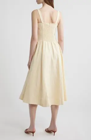 REFORMATION Janu Linen Sundress - Sugar