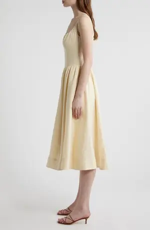 REFORMATION Janu Linen Sundress - Sugar
