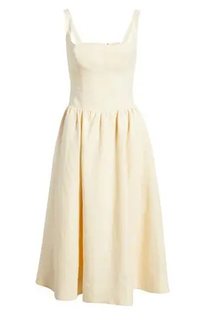 REFORMATION Janu Linen Sundress - Sugar