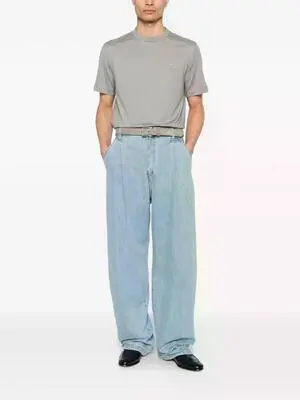 Brioni Embroidered Round-neck T-shirt