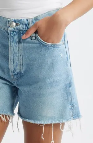Rag & Bone High-waisted Cutoff Denim Shorts