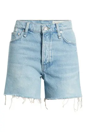 Rag & Bone High-waisted Cutoff Denim Shorts