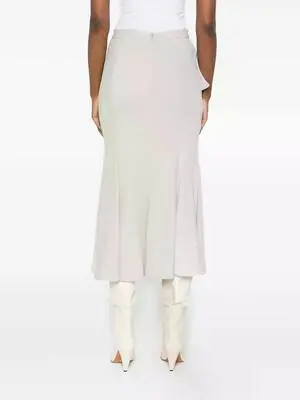 GEMY MAALOUF Asymmetric Ruffled Skirt