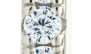 Sterling Forever Cubic Zirconia Hoop Earrings