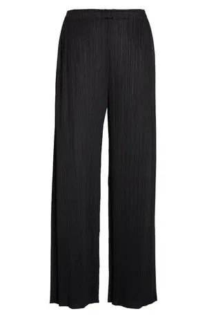 Issey Miyake Monthly Color February Pleated Straight-leg Pants