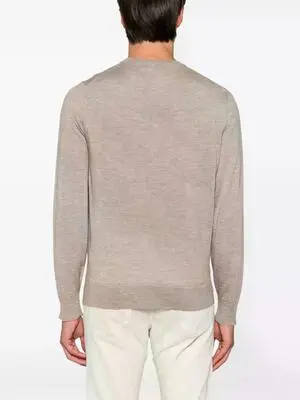 Canali Fine-knit Wool-cashmere Sweater