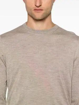 Canali Fine-knit Wool-cashmere Sweater