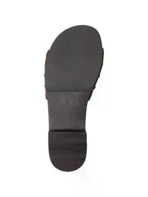 Bernardo Blyde Studded Sandals - Brown