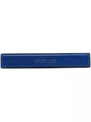 FPM MILANO Logo-debossed Leather Handle - Blue