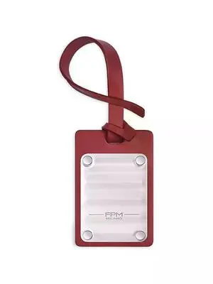 FPM MILANO Metal Detail Address Tag - Red