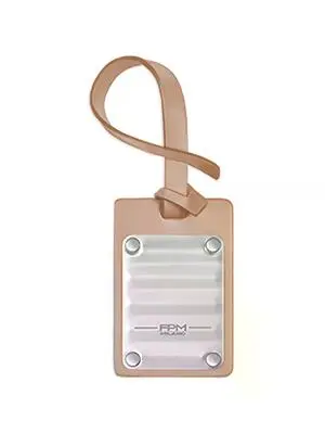 FPM MILANO Metal Trim Address Tag - Neutrals