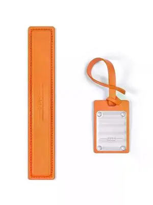 FPM MILANO Logo-detail Address Tag - Orange