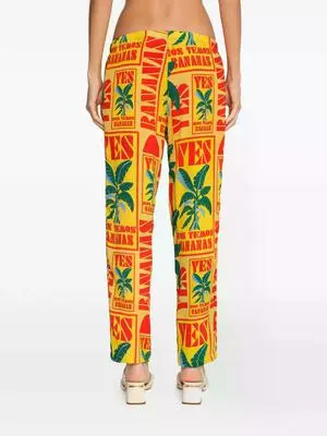 AMIR SLAMA Printed Trousers