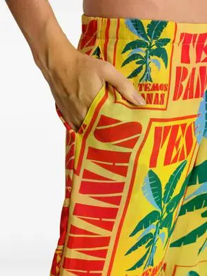 AMIR SLAMA Printed Trousers