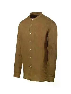 Altea Long-sleeve Buttoned Shirt - Brown