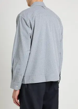 Nn07 Reed Checked Stretch-cotton Overshirt