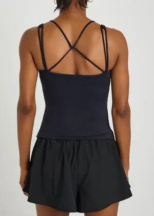 TALA Skinluxe Multi Strap Stretch-jersey Tank Top - Navy