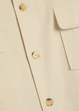 FRAME Cotton Overshirt - Beige