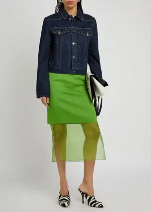 Khaite Augustine Denim Jacket - Indigo