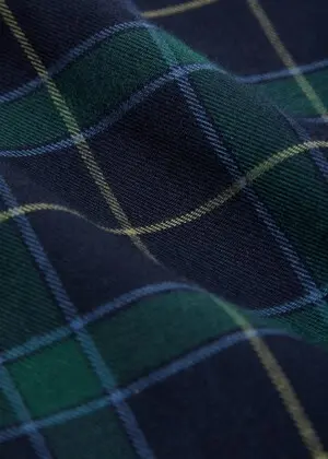 LES DEUX Lennon Checked Cotton Overshirt
