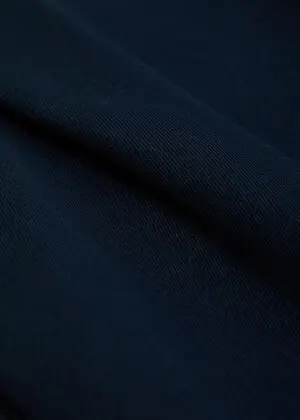 BOSS Tapered-leg Cotton Trousers - Navy