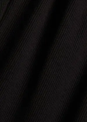 TALA 365 Ribbed Stretch-modal Top - Black