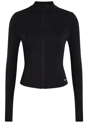 TALA Dayflex Zip-up Stretch-jersey Top