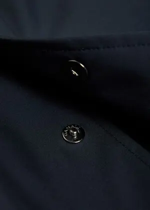 Canali Layered Woven Coat