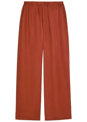 AKYN Teagan Wide-leg Lyocell Trousers