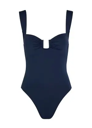 AWAY THAT DAY Cannes One-piece Swimsuit - Navy