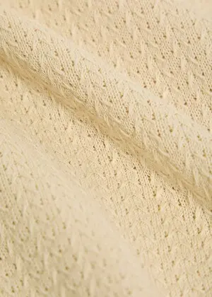 Nn07 Nalo Textured-knit Cotton Shirt - Beige
