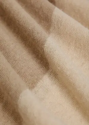 You Must Create Triplet Striped Cotton-knit T-shirt - Beige