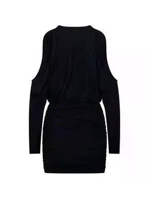 AMAZUIN Cold-shoulder Dress - Black