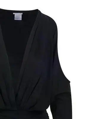AMAZUIN Cold-shoulder Dress - Black