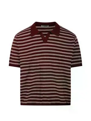 COOR Striped-pattern Polo Shirt