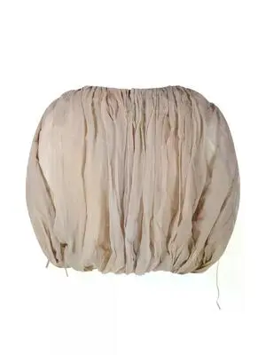 INTO THE EAST Draped Blouse