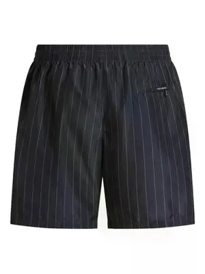 Dolce & Gabbana Striped Drawstring Swim Shorts