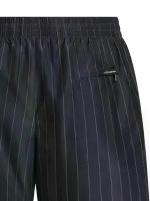 Dolce & Gabbana Striped Drawstring Swim Shorts