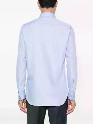 Canali Jacquard Shirt - Blue