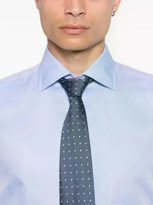 Canali Jacquard Shirt - Blue