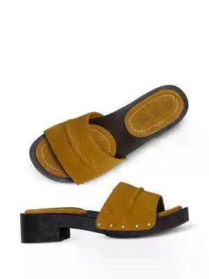 Bernardo Blyde Studded Sandals - Brown