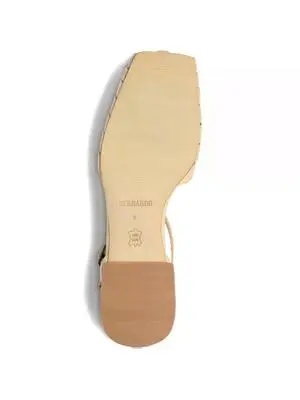 Bernardo Brighton T-strap Flat Pumps - Neutrals