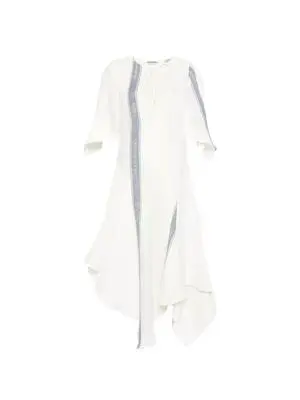 JW Anderson Asymmetric-hem Dress - White