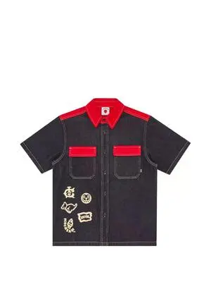 ICECREAM Patchwork Panel Shirt