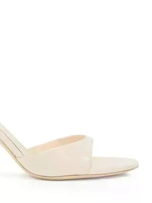 Paris Texas Ankle Strap Leather Sandals