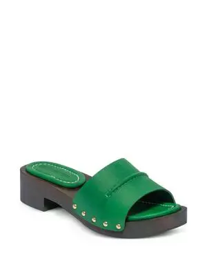 Bernardo Blyde Studded Sandals - Green