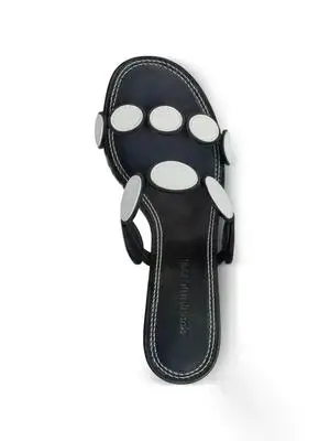 Bernardo Prya Circle-embellished Heeled Sandals - Black