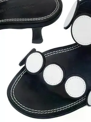 Bernardo Prya Circle-embellished Heeled Sandals - Black